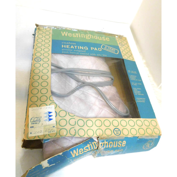 Westinghouse | Bedding | Vintage Westinghouse Custom Heating Pad ...